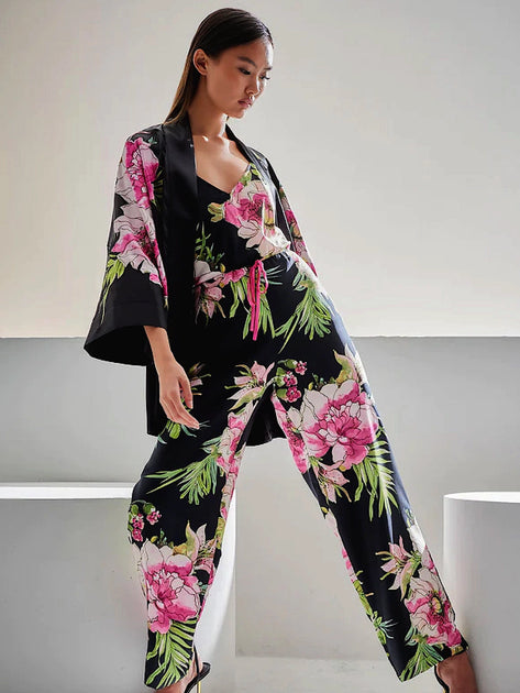 Natori: Sonomi Robe (V74063-BKM) – Swimwear World