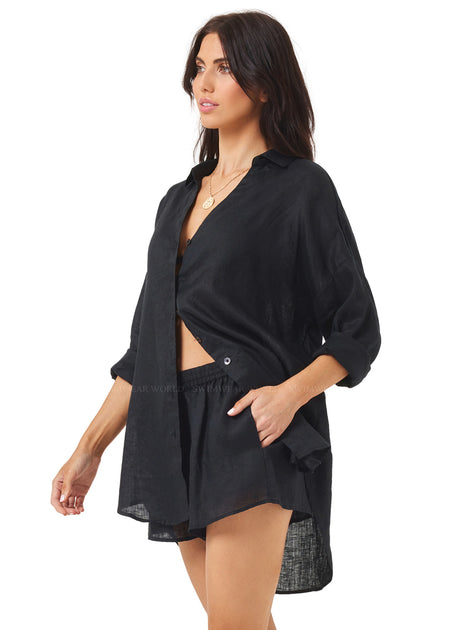 L Space: Rio Tunic-Rio Short (RIOTU23-BLK-RIOSH23-BLK) – Swimwear World