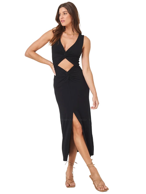 L Space: Alani Dress (ALADR24-BLK) – Swimwear World