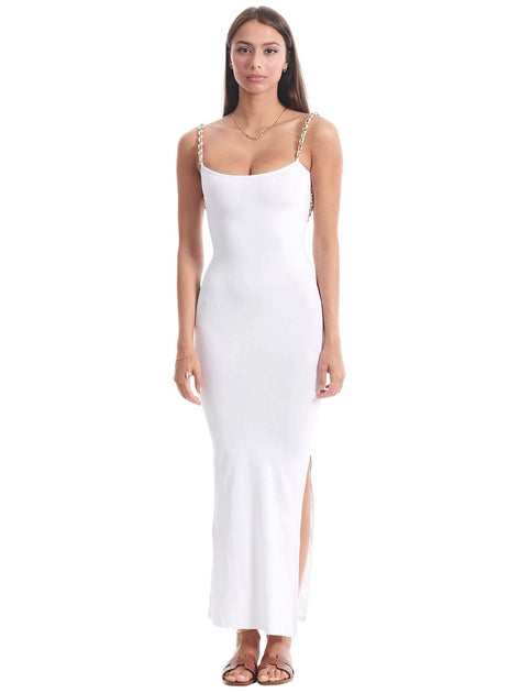 Seashell: Ophelia Midi Dress (WT0042-SS-WHITE) – Swimwear World