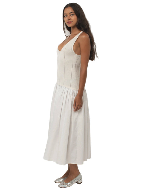 Belle the Label: Sienna Dress (HS2426-WHT) – Swimwear World