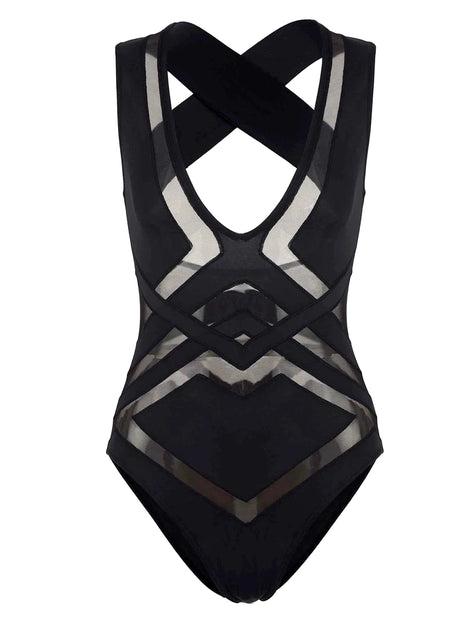Oye Swimwear: Bane One-Piece (BANE-BLCK) – Swimwear World