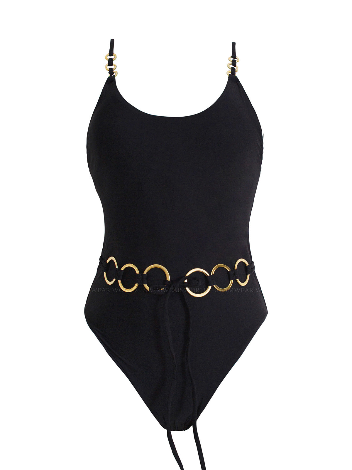 PQ Swim: Link Belted One Piece (MID-5000P) – Swimwear World