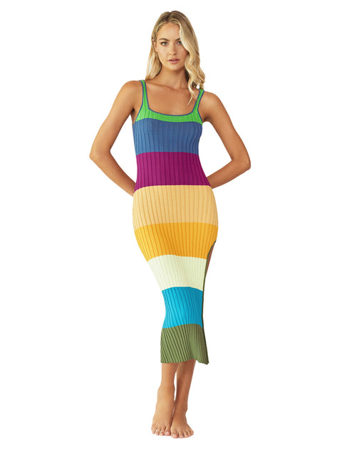 PQ Swim: Piper Slit Dress (TRQ-1217D) – Swimwear World