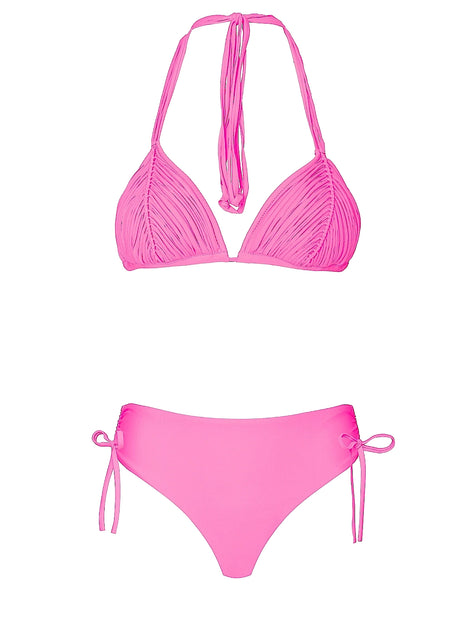 PQ Swim: Isla Triangle-Ruched High Waist Bikini (VIV-111R-VIV-231W ...