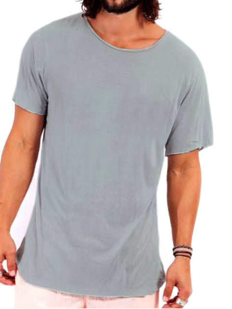 Muchacho: Basic Modal Tee Shirt (MTMOD2-GRY) – Swimwear World
