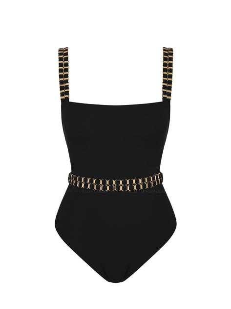 Lily & Rose: Fame One Piece Nero (330HON-NER) – Swimwear World