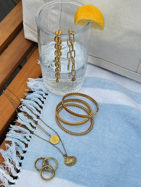 Ellie Vail: Demma Shell Bracelet (237-GLD) – Swimwear World